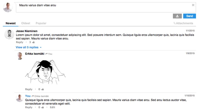 Introducing jquery-comments – The New Javascript Comment Library
