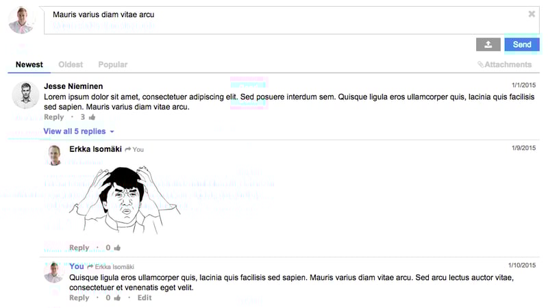 Introducing jquery-comments – The New Javascript Comment Library