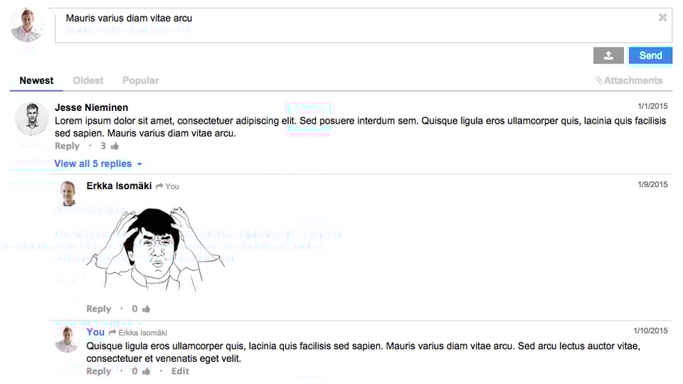 Introducing jquery-comments – The New Javascript Comment Library