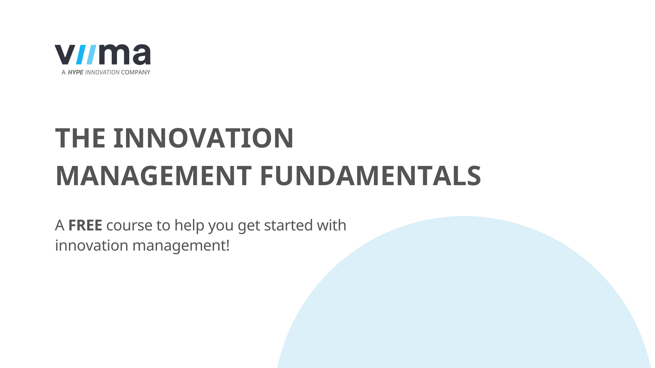 Innovation Management Fundamentals Course