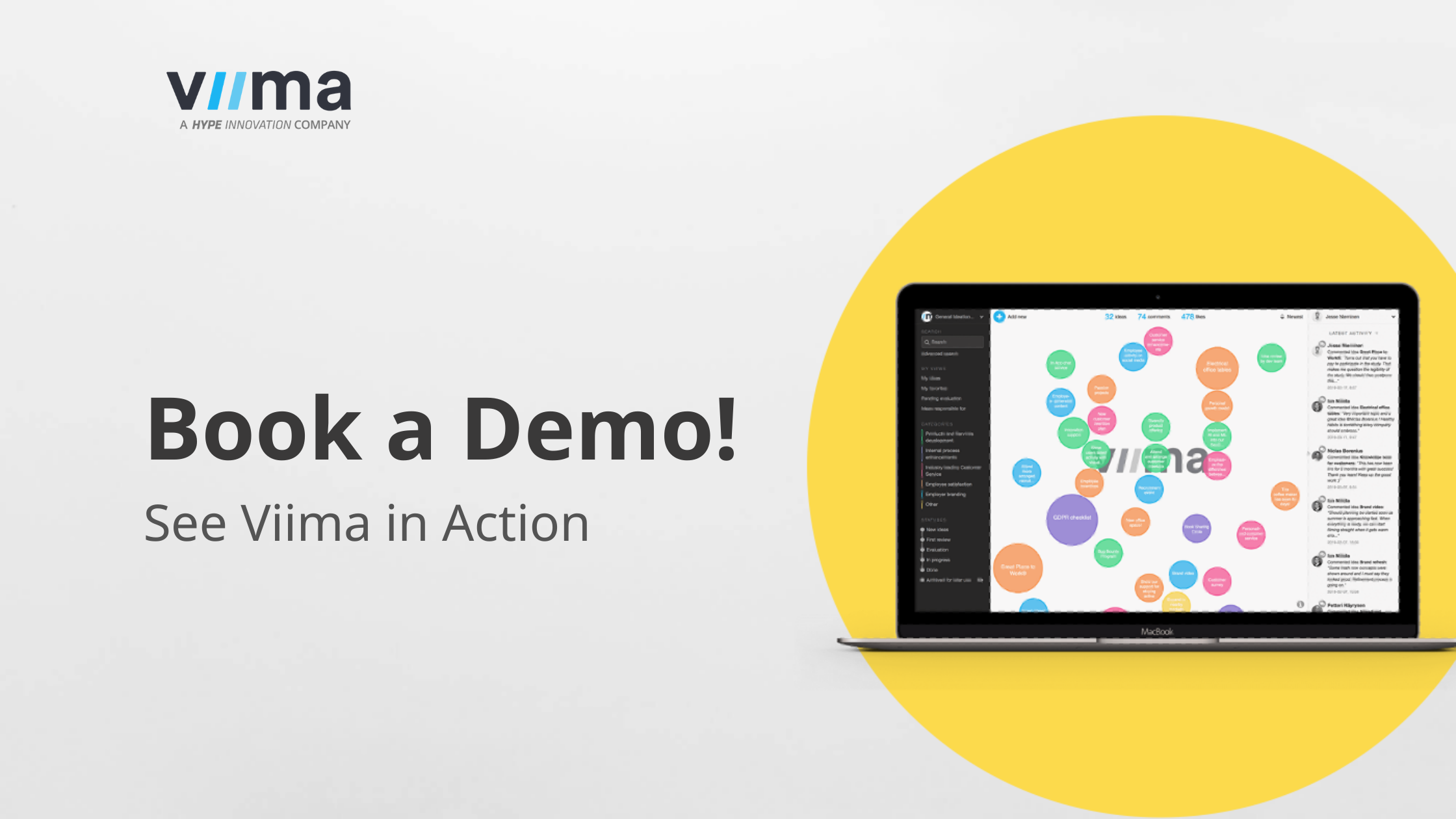 Thank you for your interest in Viima